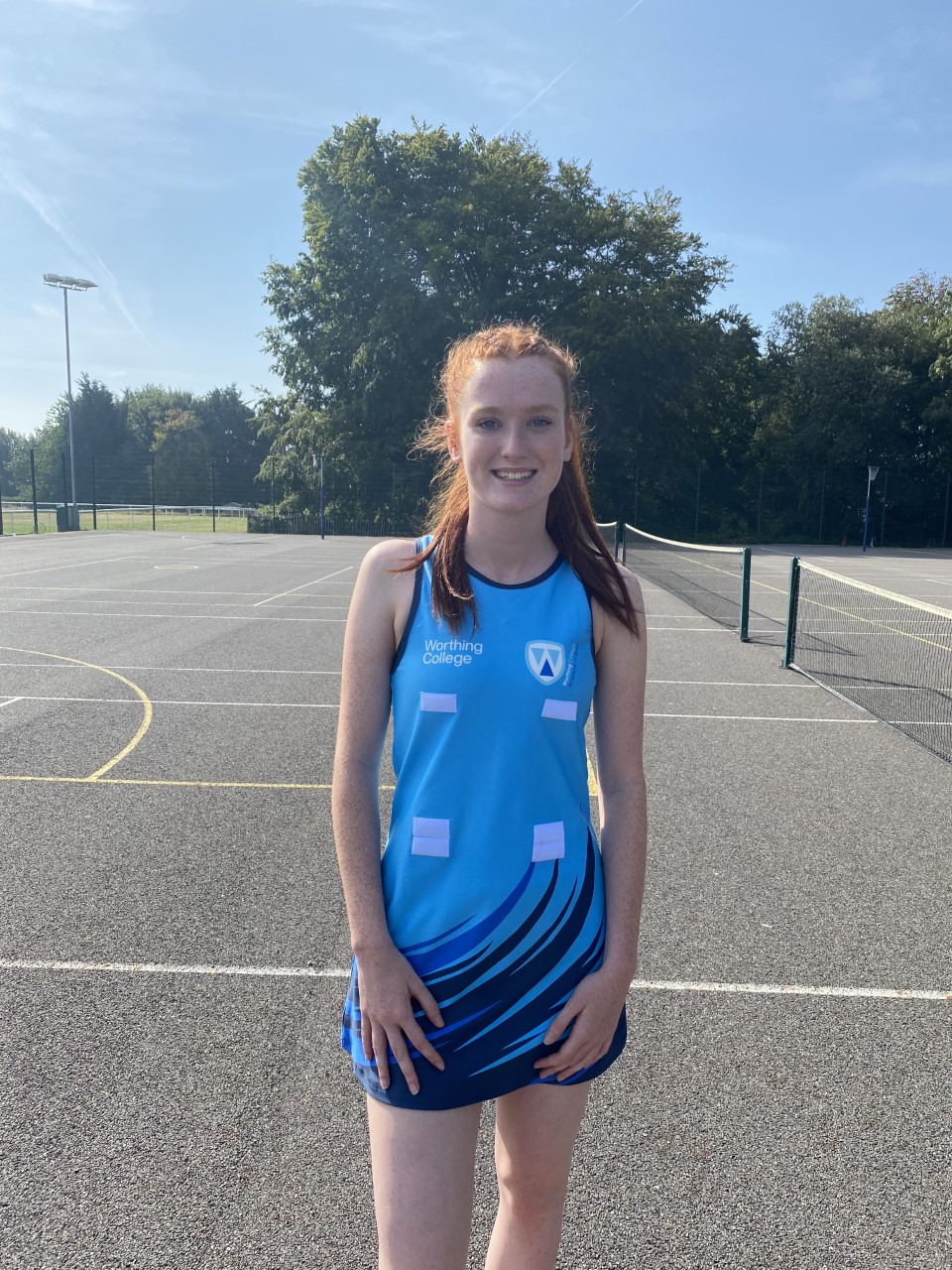 GOAL! Worthing college student shoots her shot for National Netball ...
